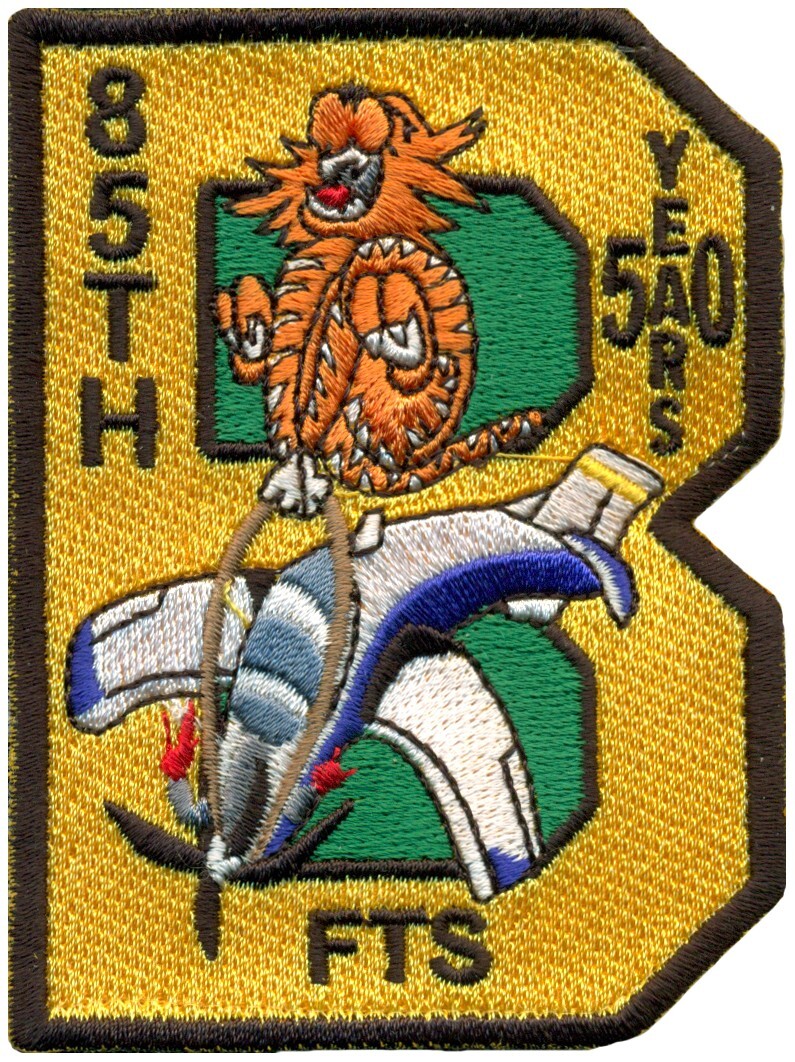 USAF 85th FLYING TRAINING SQUADRON PATCH - B FLIGHT 50th ANNIVERSARY | eBay