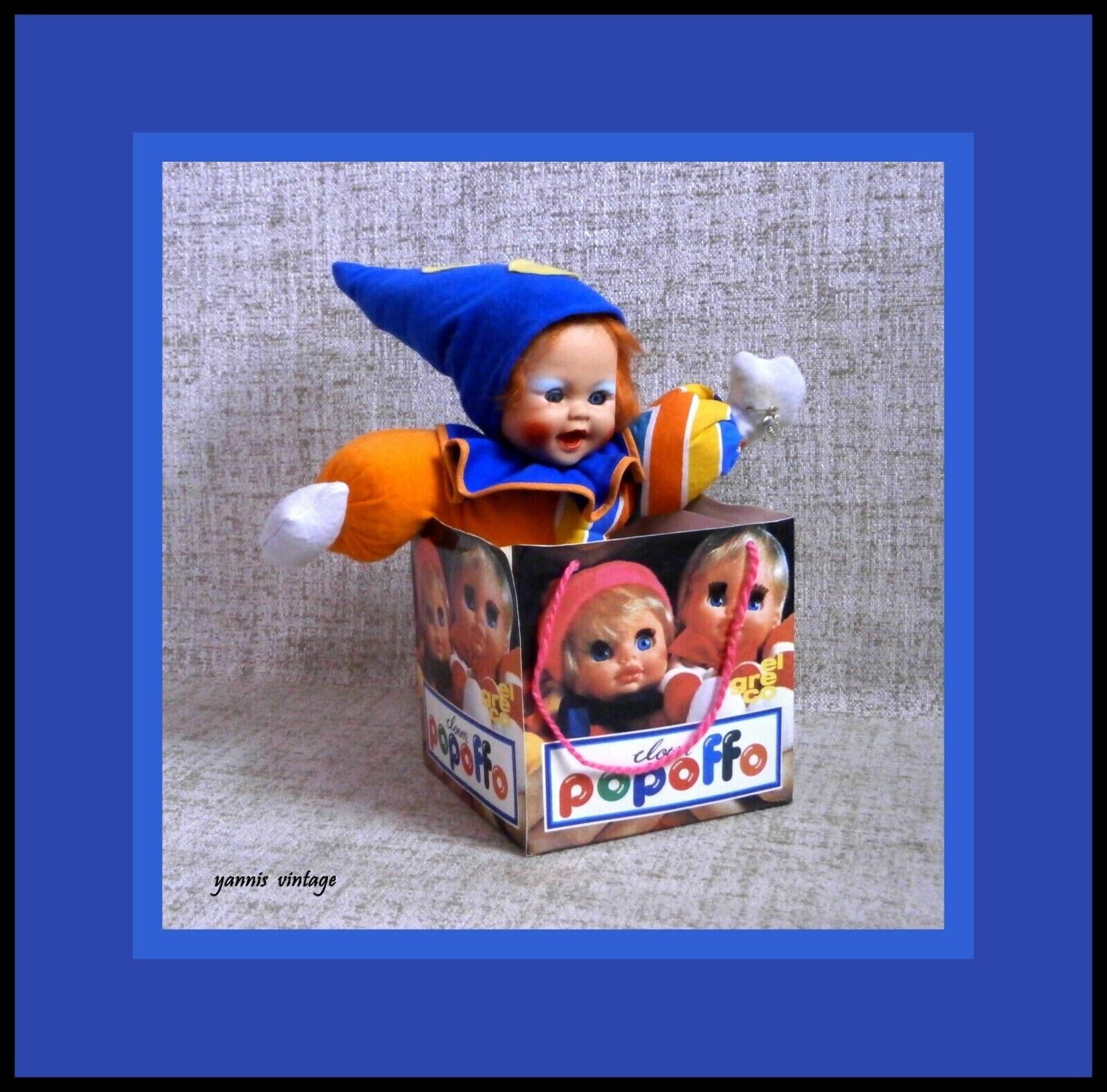 Clown Popoffo NIB el greco Boy Doll Greece 80s Vintage Greek Variation ...