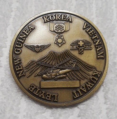 AUTHENTIC 54TH HELICOPTER AMBULANCE AIR RESCUE DUSTOFF OLD RARE ...