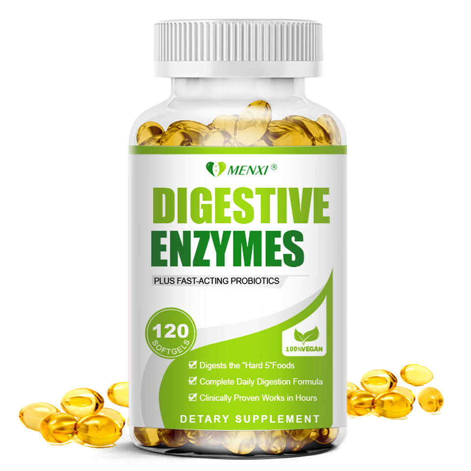 Multi-Enzyme Complex Capsules - Food Intolerance & Carb Digestion Aid ...