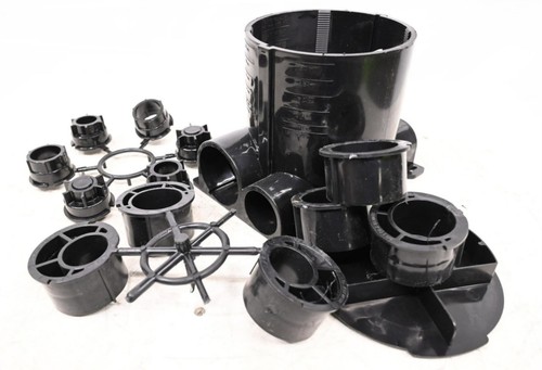 Wiremold RPNFB Ratchet-Pro PVC Floor Box, Round, Dual Service (DAMAGED ...