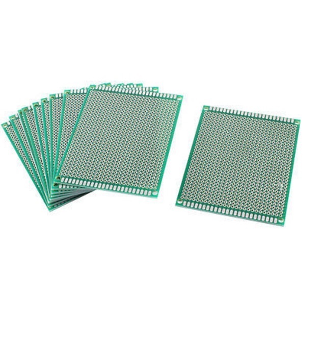 2 PCS Double side Protoboard Circuit Tinned Universal DIY Prototype PCB ...