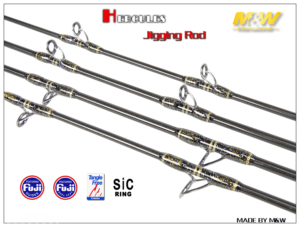 MW Hercules Japanese Ultra Light Jigging Rod Saltwater Heavy Action ...