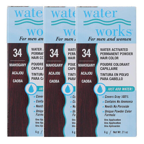 Waterworks Water Activated Permanent Powder Hair Color - CHOOSE COLOR ...