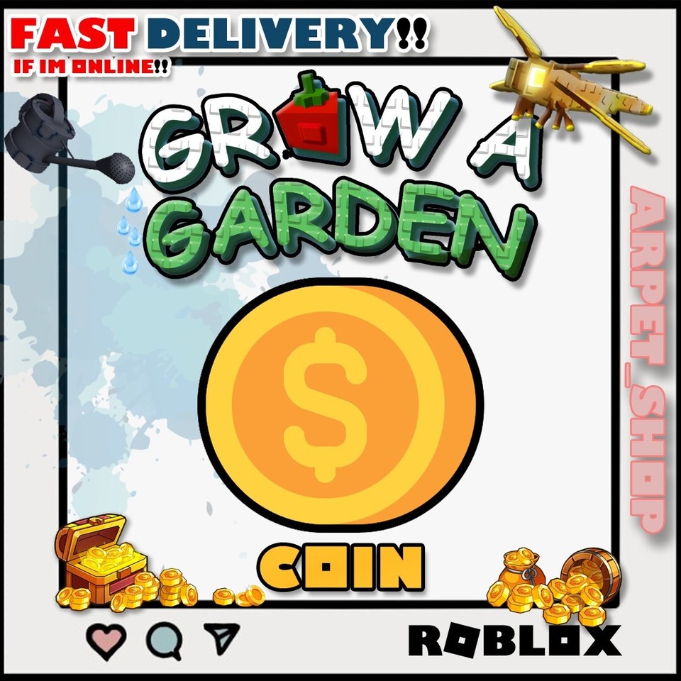 [🐶] Roblox GROW A GARDEN | Sheckles , Coin, Animals | Fast & Easy 🌱 | eBay
