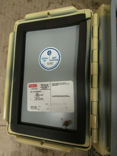 HOFFMAN A604CHFTC 6"X4"X4" ELECTRICAL CUTOUT BOX ENCLOSURE TYPE 12,13 ...