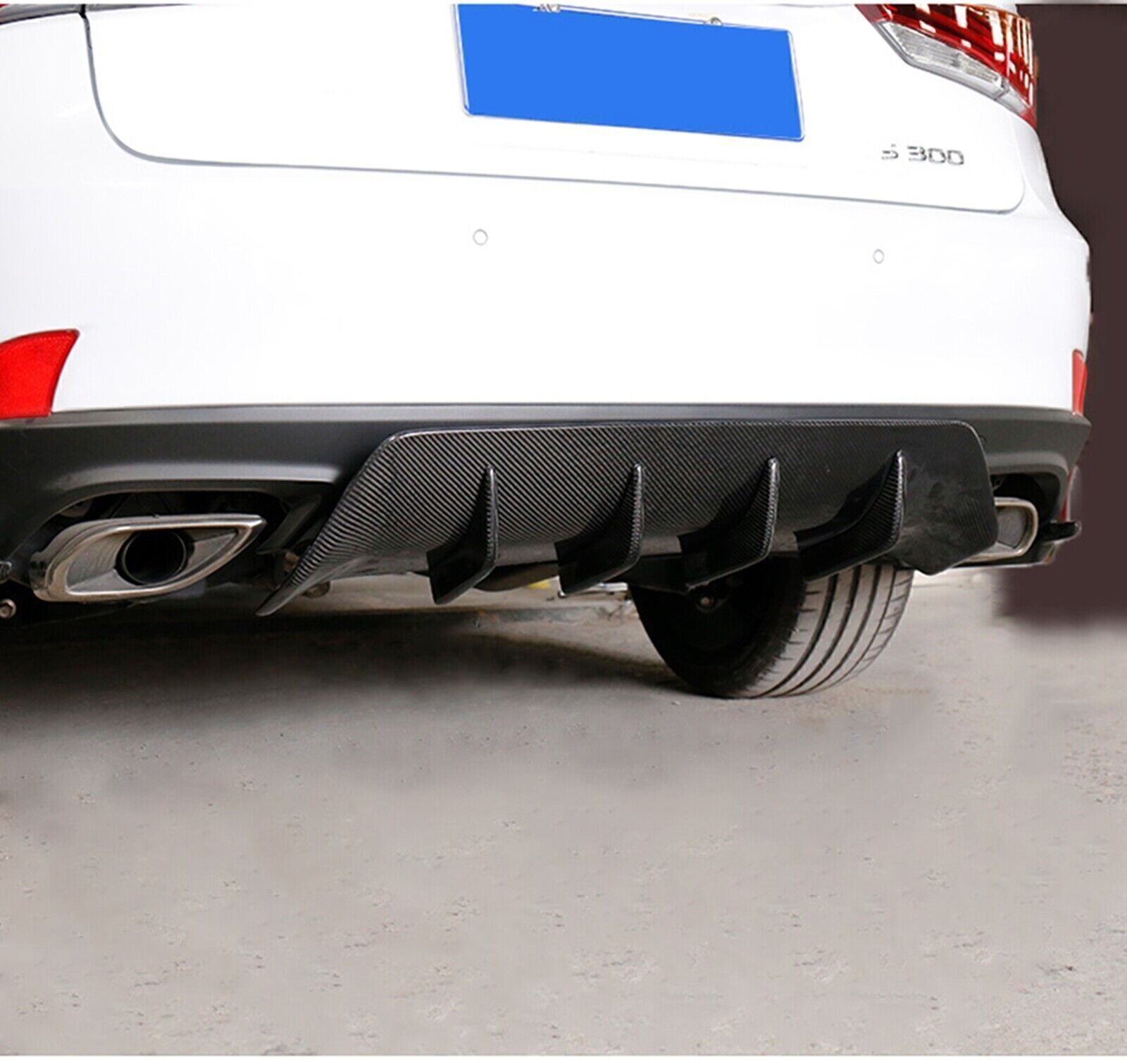 For Lexus IS350 IS300 Sport Sedan 2017-19 Carbon Fiber Rear Bumper ...