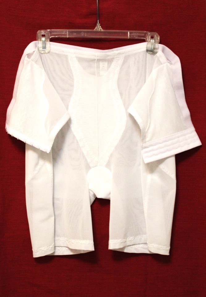 Crown Ette Panty Girdle with Front Hook, Size 44, Color White, New ...
