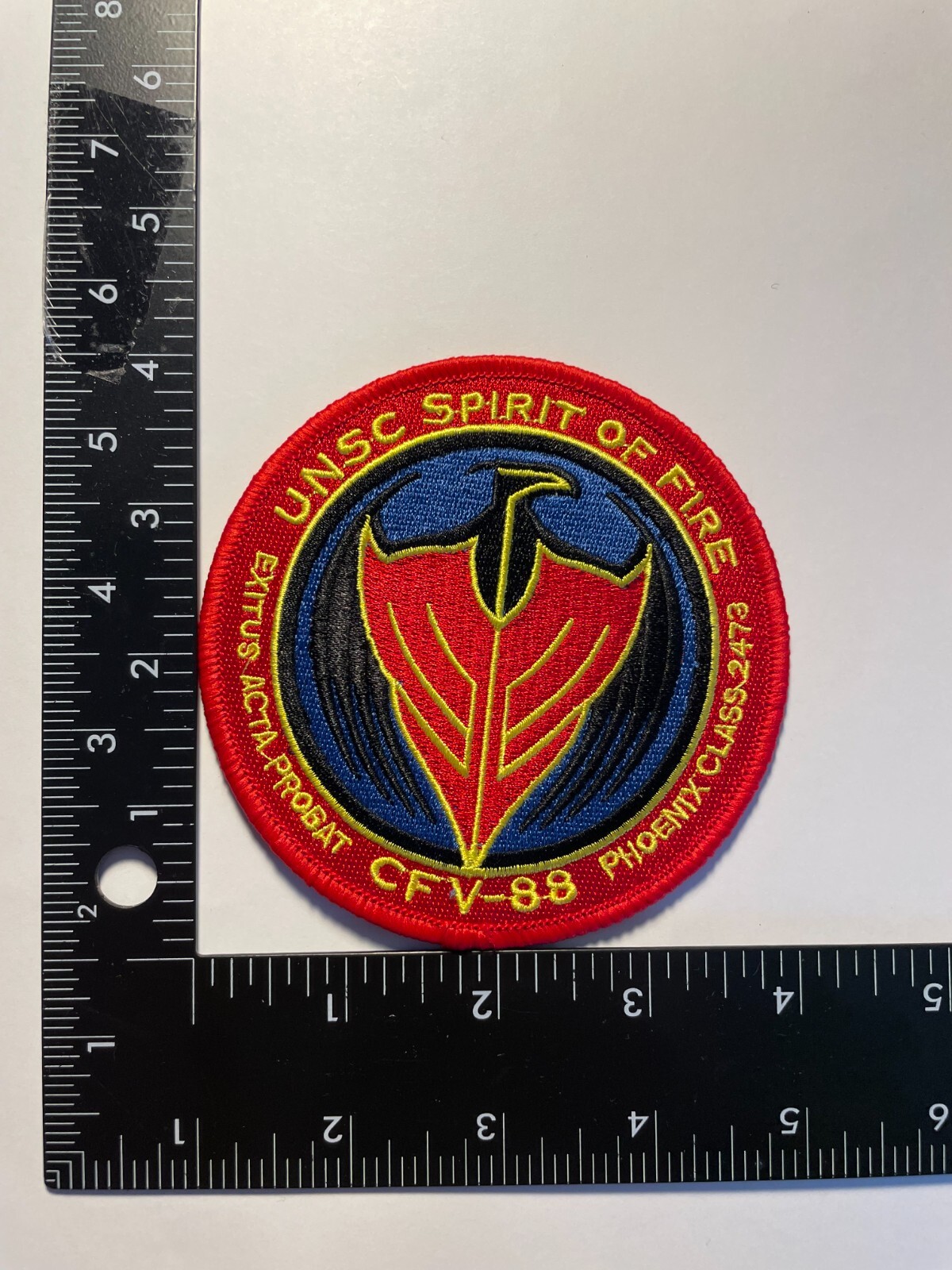 Halo UNSC Spirit of Fire CFV-88 Embroidered Patch -new | eBay