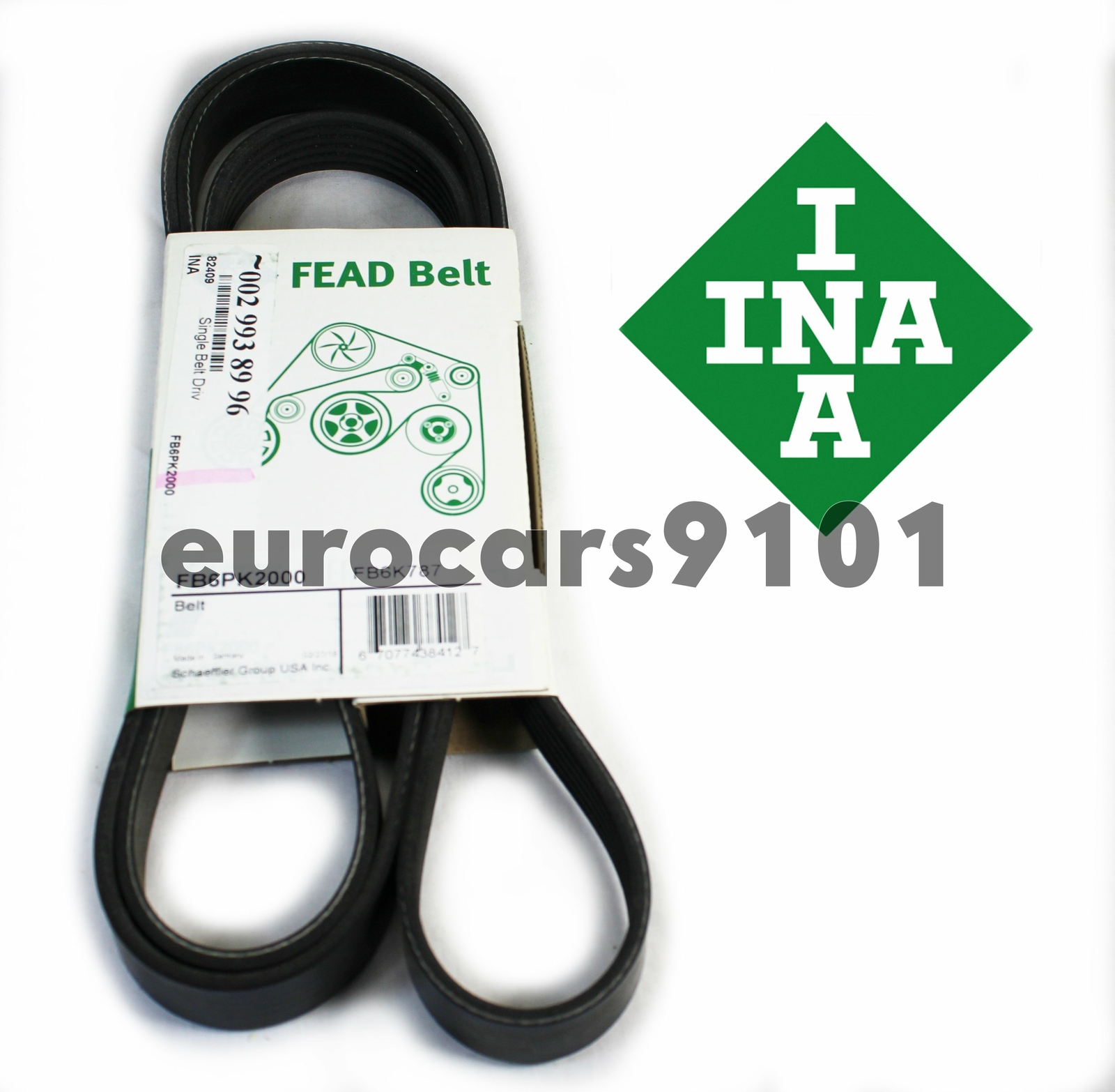 New! Mercedes INA Serpentine Belt FB6PK2000 0029938996 | eBay