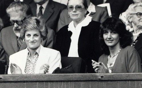 Photo de presse vintage Wimbledon, Regno Britannique, Diana Et ...