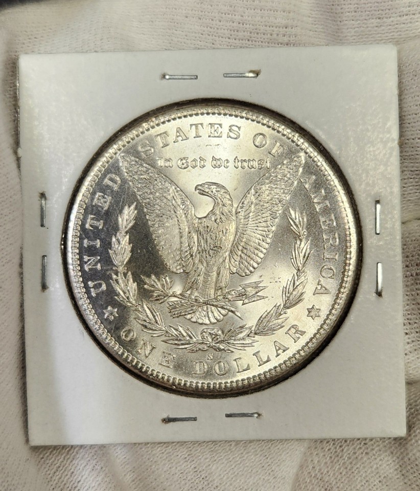 1880-S Morgan Silver Dollar, Choice Uncirculated - Frosty Cartwheel ...