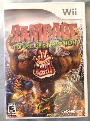 NINTENDO Wii ~ *** RAMPAGE ~ TOTAL DESTRUCTION *** ~ VIDEO GAME | eBay