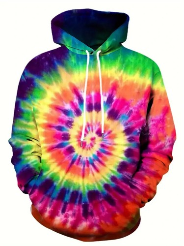 Men's Colorful Sweatshirts Pullover Hoodie long sleeve oversized BIG ...