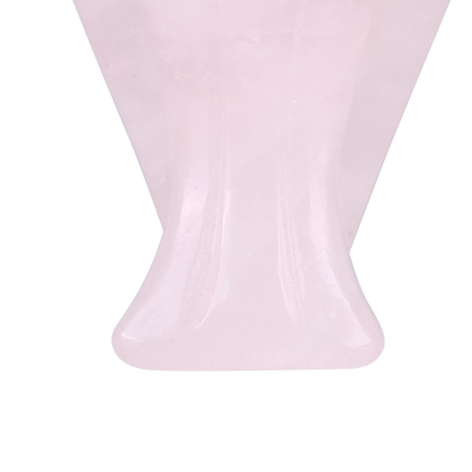 (Pink)Natural Energy Charged Guardian Angel Shape Crystal Healing Stone ...
