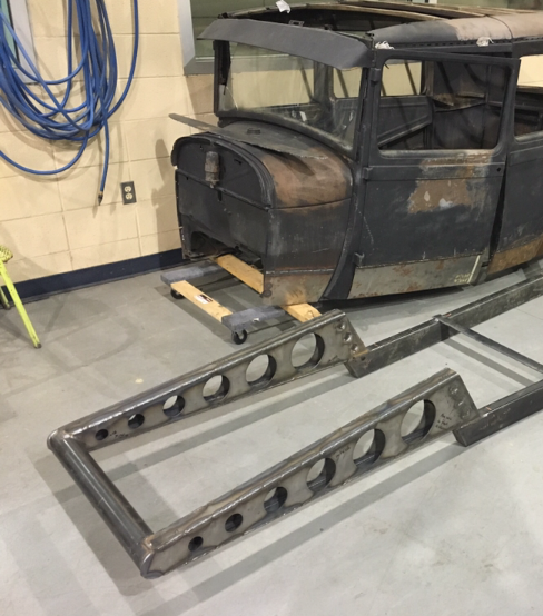 MODEL A FORD 1928-31 BIG A STYLE front frame rail Kit Rat Rod Hot Rod ...