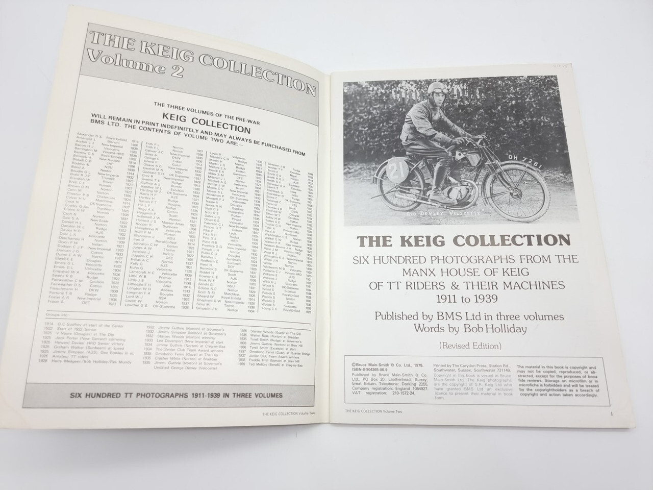 The Keig Collection Volume 2, A Picture Gallery of TT Riders and Their ...