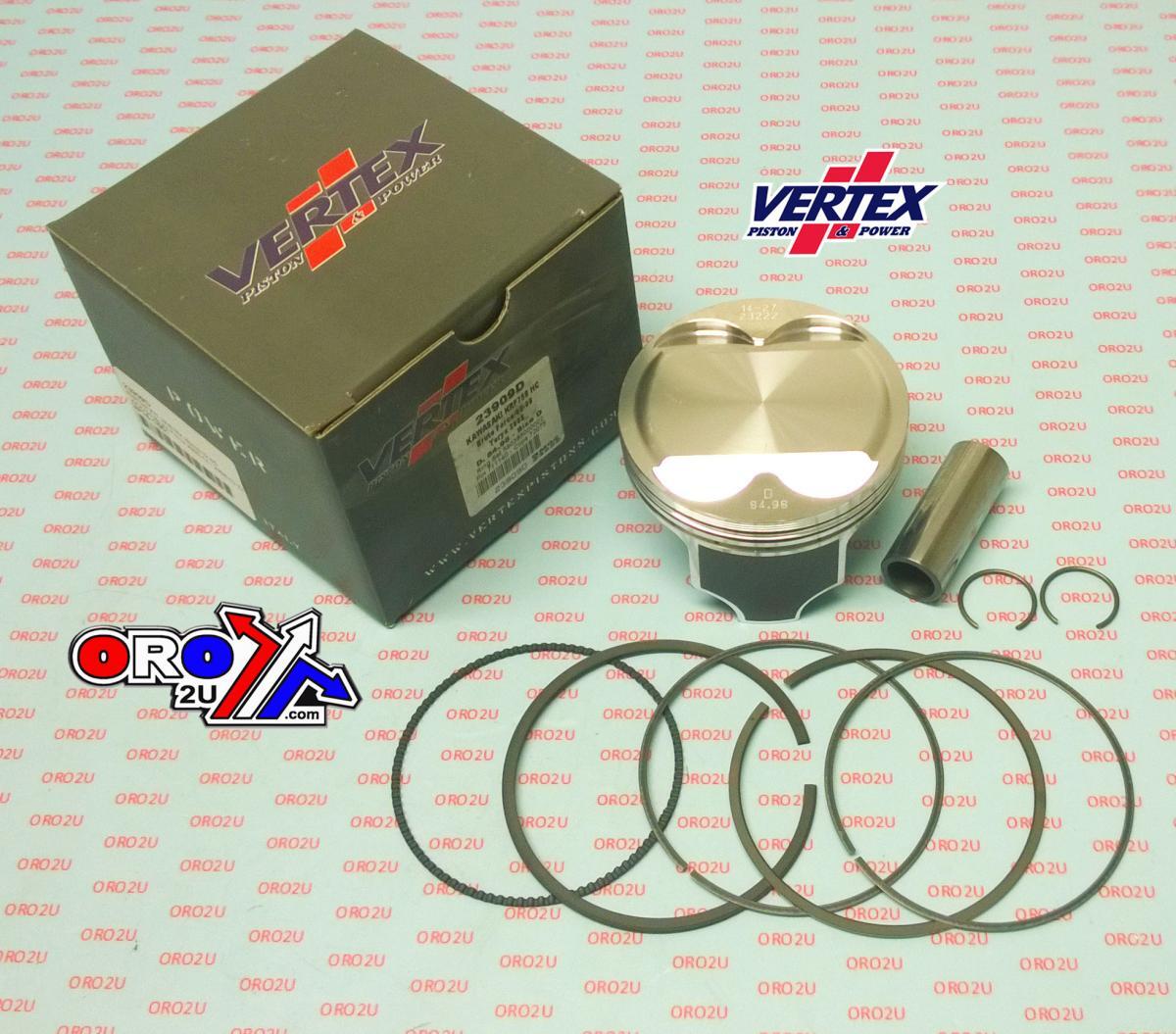 PISTON KIT VERTEX 85.0 B HC KAWASAKI KFX 750 05-14, VERTEX 23909B HC ...