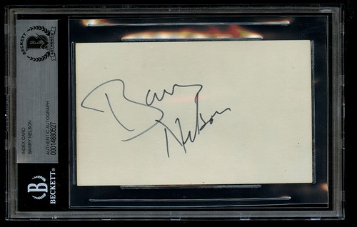 Barry Nelson d2007 signed autograph 3x5 card 1st Actor to Portray James ...