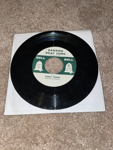 BARRY FRANK BANANA BOAT SONG / JAMAICA FAREWELL 45 7" RECORD | eBay