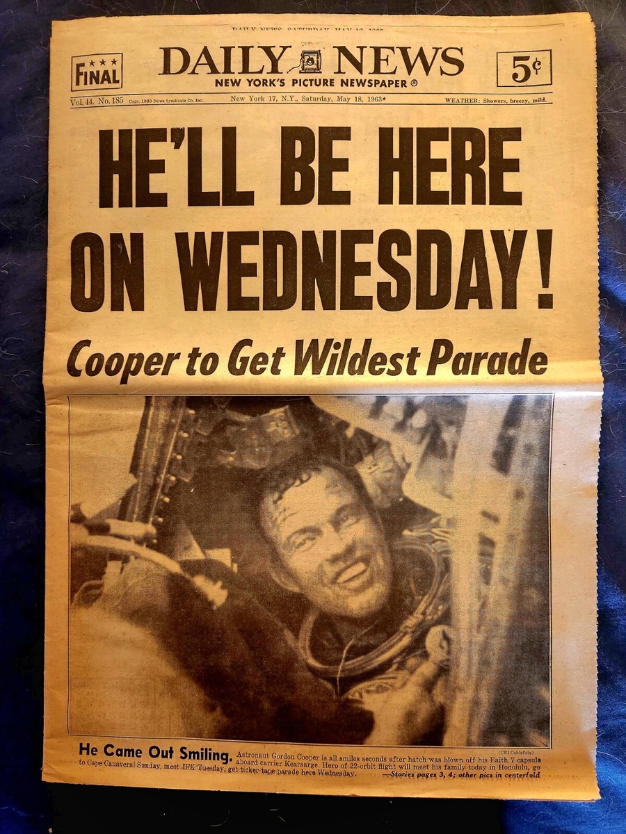 Astronaut Cooper Parade Nyc