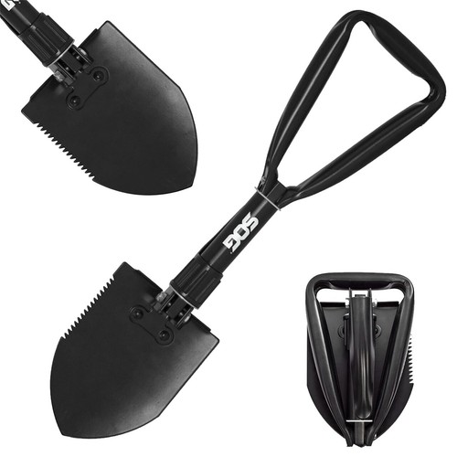 SOG Entrenching Tool- 18.25 Inch Folding Survival Shovel with Wood Saw ...