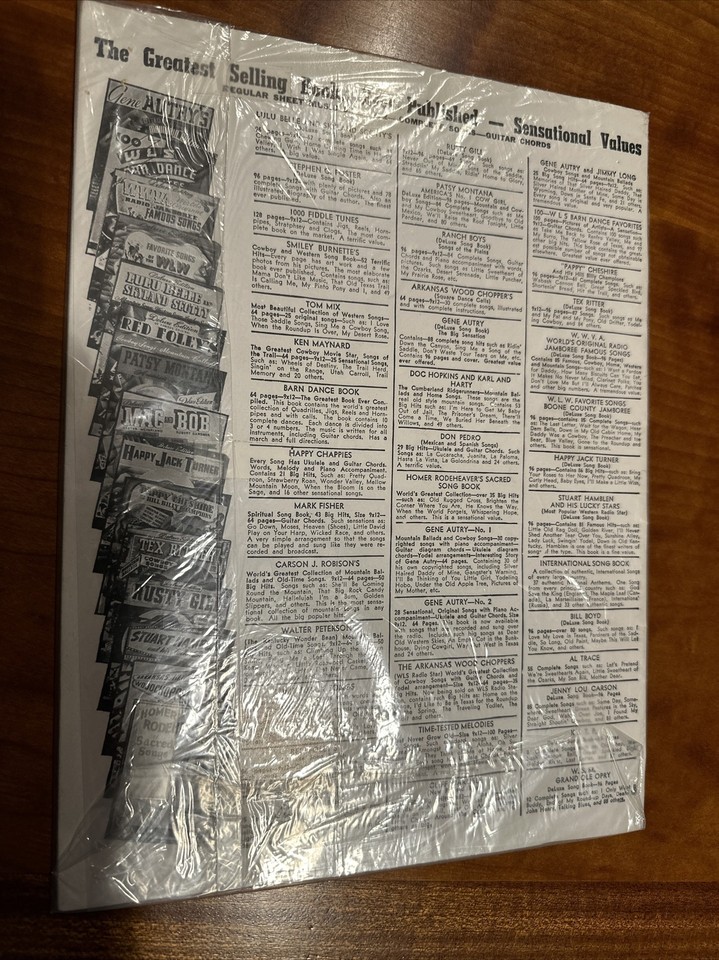 1936 Doc Hopkins Karl and Harty Mountain Ballads Home Songs MM Cole ...