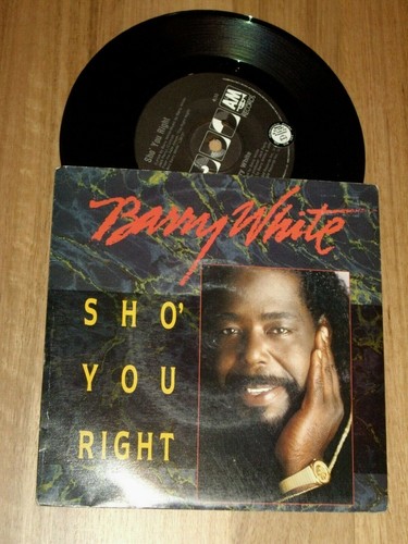 BARRY WHITE *RARE OZ PROMO 7" 45 ' SHO' YOU RIGHT ' 1987 EXC | eBay ...