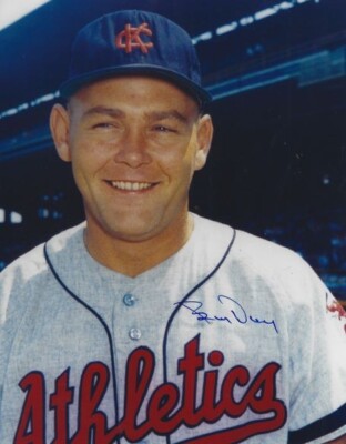 Autographed BUD DALEY Kansas City A's 8X10 photo w/COA | eBay