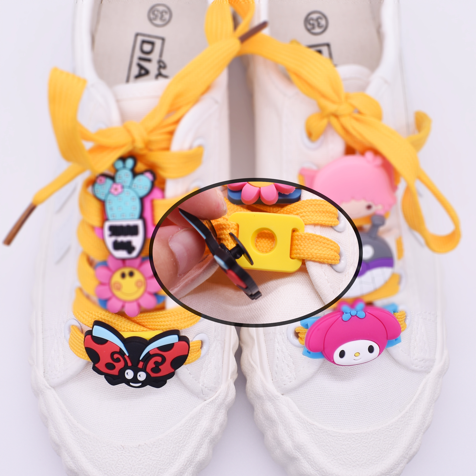 18pcs Shoe Lace Adapter For Child Sports Skate Sneakers Shoes 9 ...