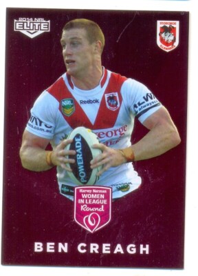 2014 NRL Elite Women in League WIL4/9 - Ben Creagh - Dragons | eBay ...