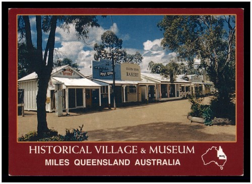 Postcard RPPC- Historical Village & Museum, Miles, Queensland, QLD ...