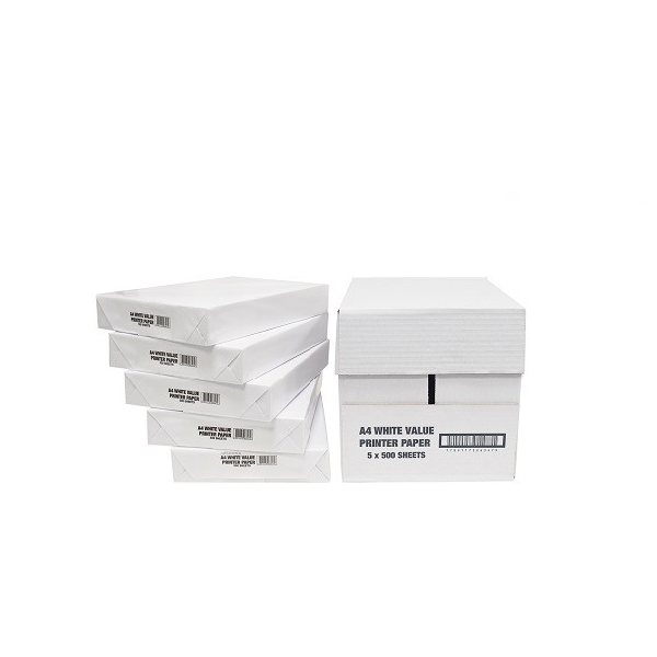 A4 Copier A4 White Printer Paper - Choose 1 To 5 Reams (500 Sheets Each ...