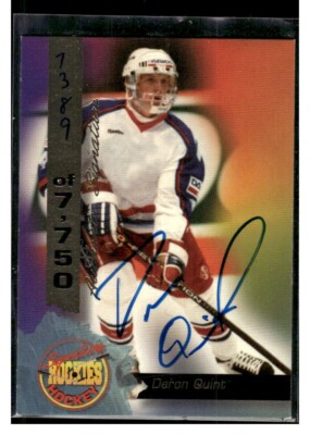 1995 Signature Rookies Signatures #26 Deron Quint AUTO 7389-/7750 | eBay