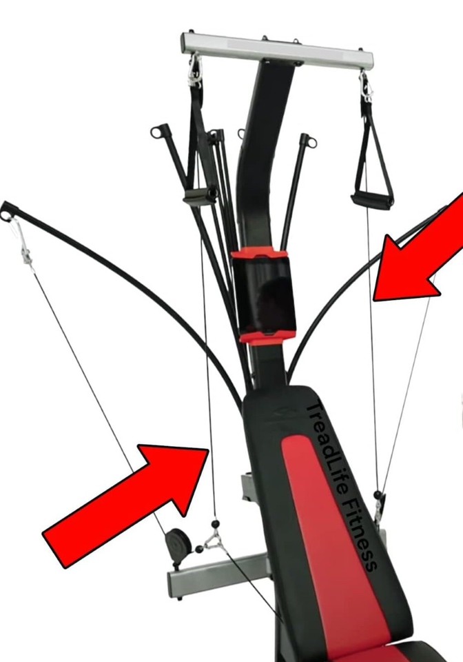 2 x Bowflex 41" Replacement Lat Gym Cables For Power Pro XLT Xceed ...