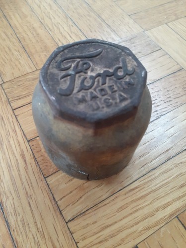 Antique Ford Model T Brass Center Hub Cap Threaded | eBay