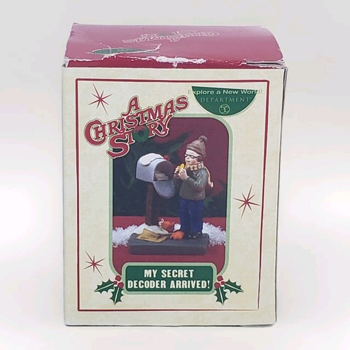 Dept 56 A Christmas Story My Secret Decoder Arrived Ralphie Village ...