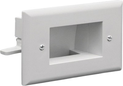 DATA COMM Electronics 45-0009-WH Easy Mount Recessed Low Voltage Cord ...