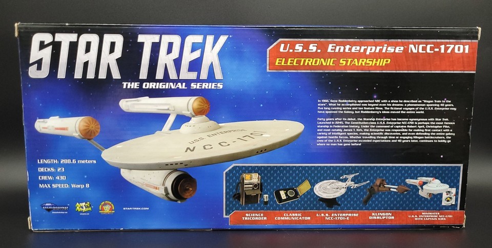 Diamond Select Star Trek TOS USS Enterprise NCC-1701 Electronic ...