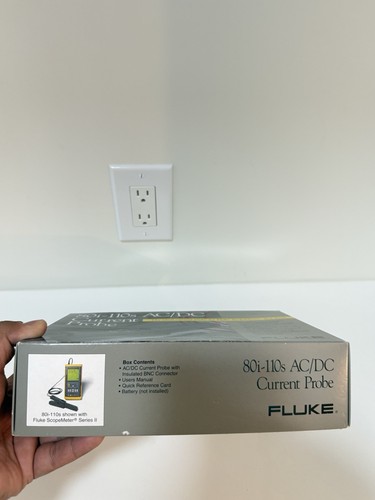 FLUKE 80i-110S AC/DC CURRENT PROBE (NEW FACTORY SEALED) NEW - SHIPS ...