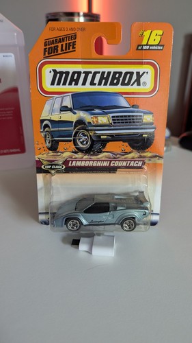 Matchbox Lamborghini Countach (Light Blue / Sparkly Gray) Collector's ...