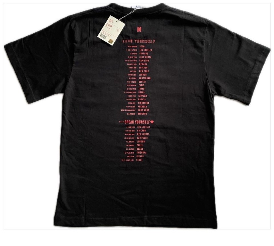 BTS Bangtan Boys Bulletproof Boy Scouts LYS SYS THE FINAL Tour T-shirt ...