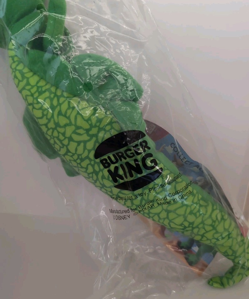 NIP Vtg Toy Story REX Dinosaur Burger King 15" Plush Toy Sealed ...