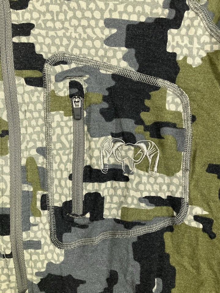 Kuiu 125 Nuyarn Merino Wool 1/4 Zip Base Layer Camo Hunting Shirt ...