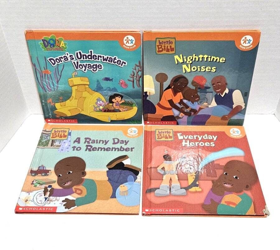 8 Scholastic Nick Jr Book Club Hardcovers Blue's Clues Bob the Builder ...