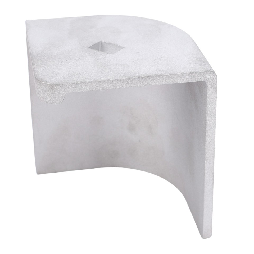 Pontoon Boat Aluminum Deck Corner Cap 90° Round 3-3/4 Height 22015A ...