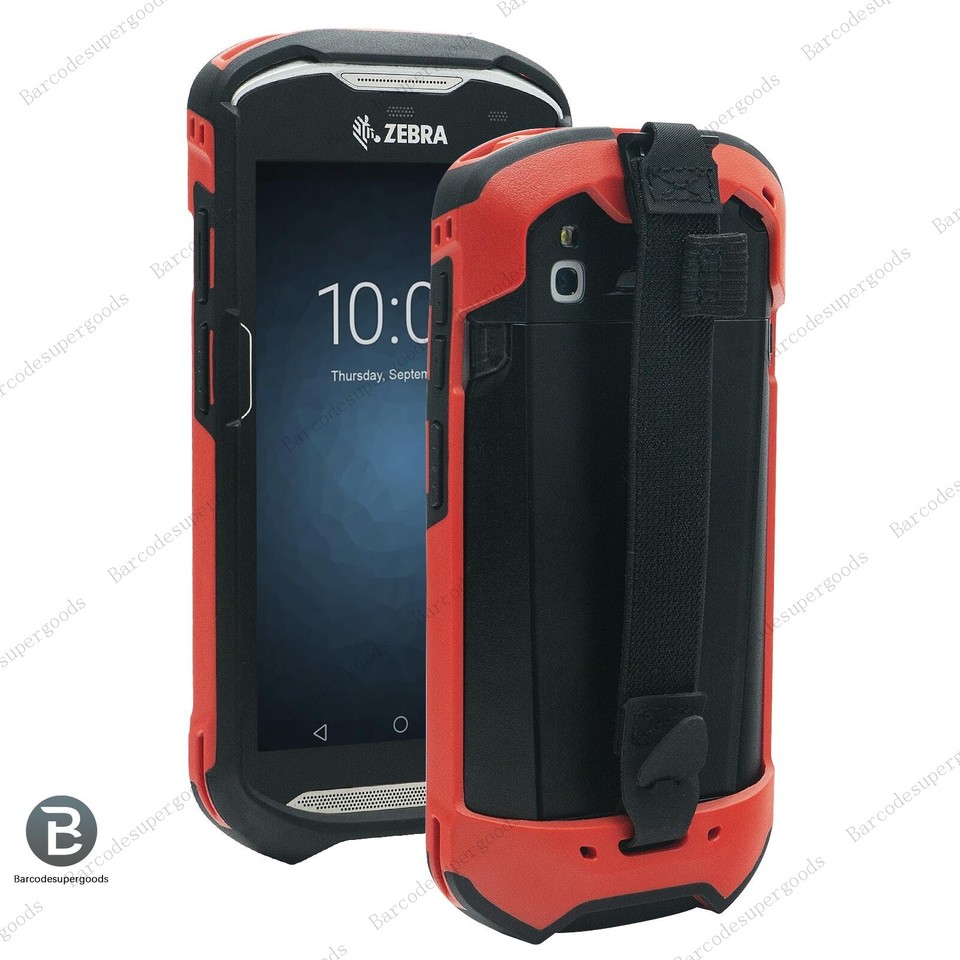 For Zebra TC51 TC56 TC52 TC57 Red Protective Cover Hand Bumper Boot ...