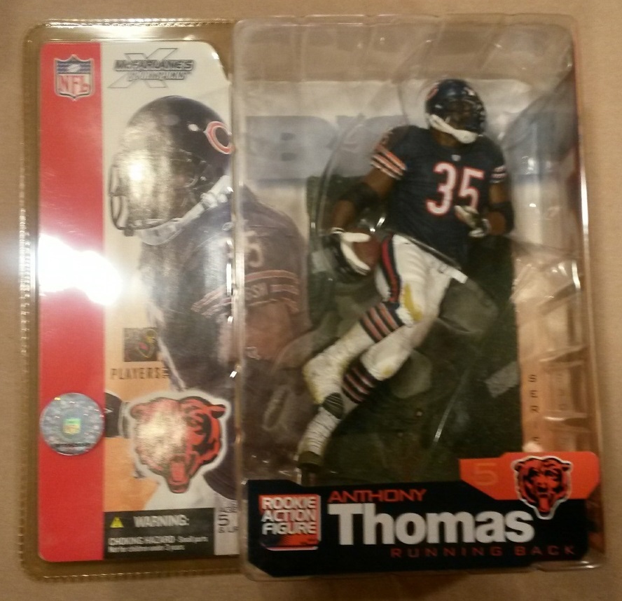 McFarlane NFL 5 ANTHONY THOMAS action figure-A Train-Michigan ...