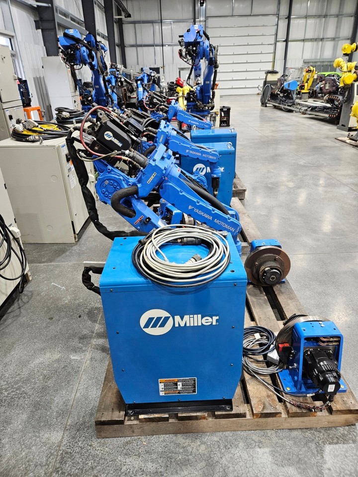 Yaskawa Motoman MA1400 Welding Robot W/ DX100, Miller Welder, and Dual ...