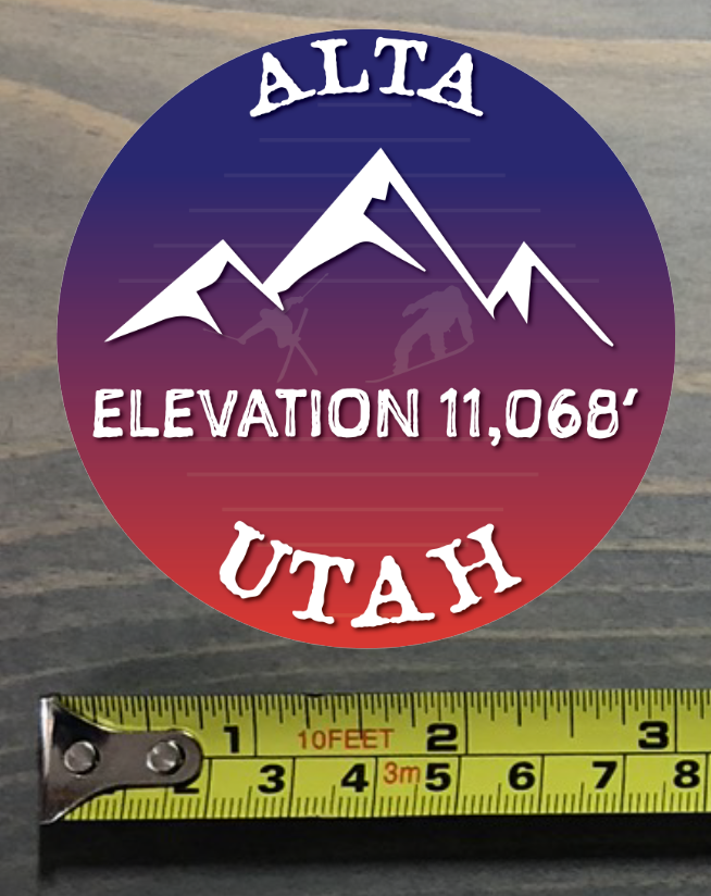 Alta Utah Sticker Decal Ski Snowboard Mountain Solitude Deer Valley ...